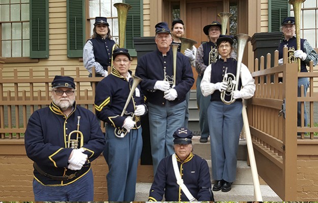 The Band performed at the Abraham Lincoln National Home Site.